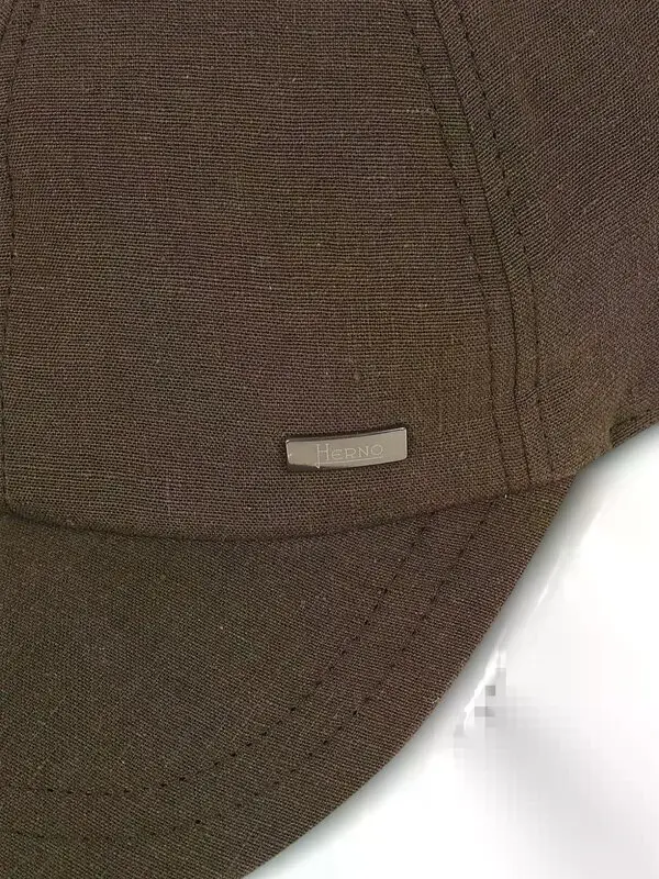 Herno Panelled Cap - Brown