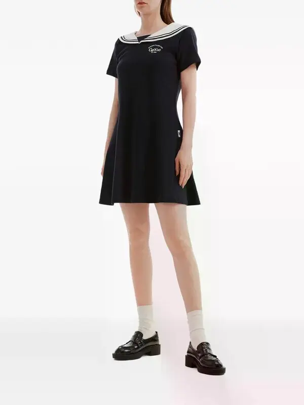 CHOCOOLATE Logo-embroidered Mini Dress