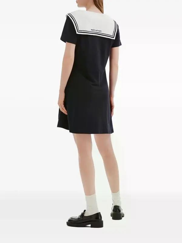CHOCOOLATE Logo-embroidered Mini Dress