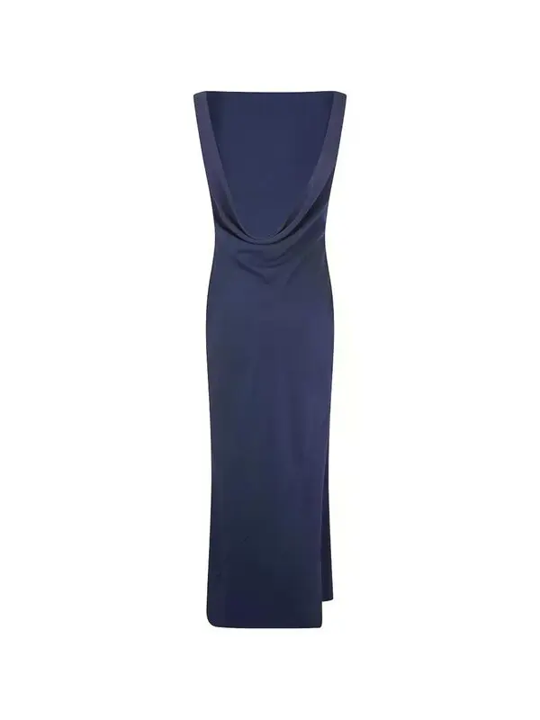 DRHOPE Crew-neck Maxi Dress