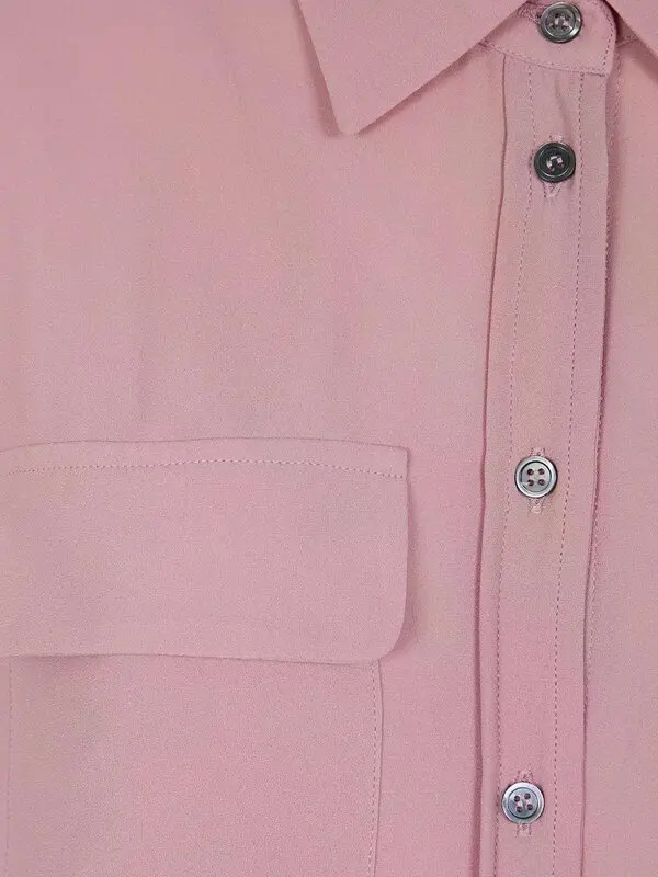 DRHOPE Flap-pocket Shirt - Pink