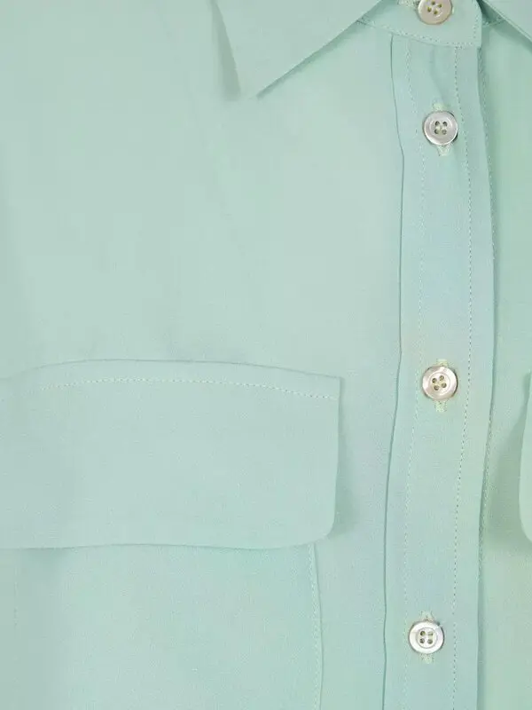 DRHOPE Flap-pocket Shirt - Green