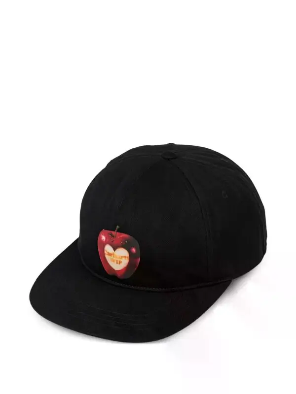 Carhartt Work In Progress Apple Print Cap - Black