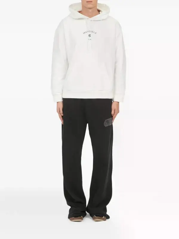 MAISON MARGIELA Printed Hoodie - White