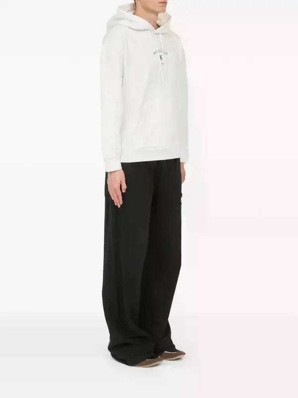 MAISON MARGIELA Printed Hoodie - White