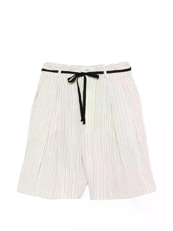 Barena Venezia Striped Tailored Shorts - Neutrals