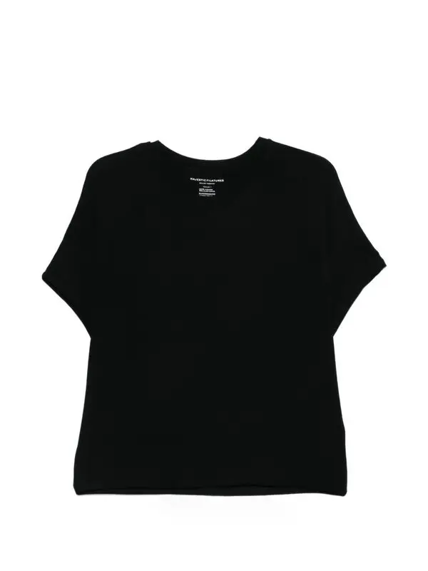 Majestic Filatures Round-neck T-shirt - Black