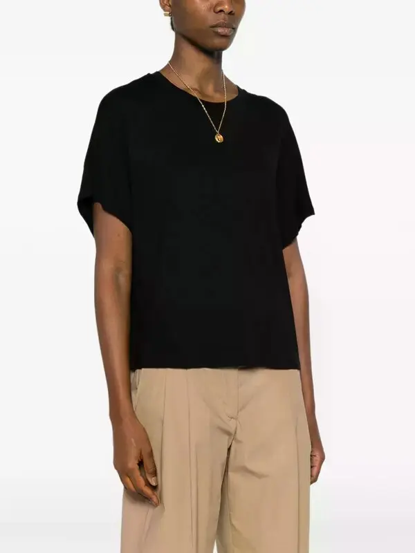 Majestic Filatures Round-neck T-shirt - Black