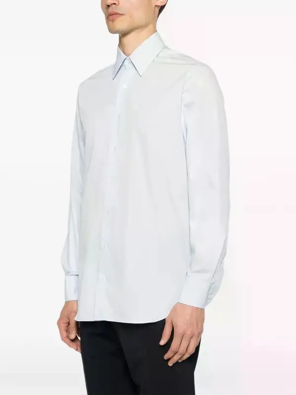LARDINI Buttoned Shirt - Blue