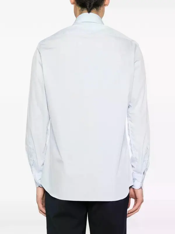 LARDINI Buttoned Shirt - Blue