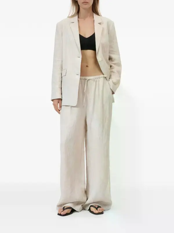 Closed Wynston Pleated Palazzo Pants - Neutrals