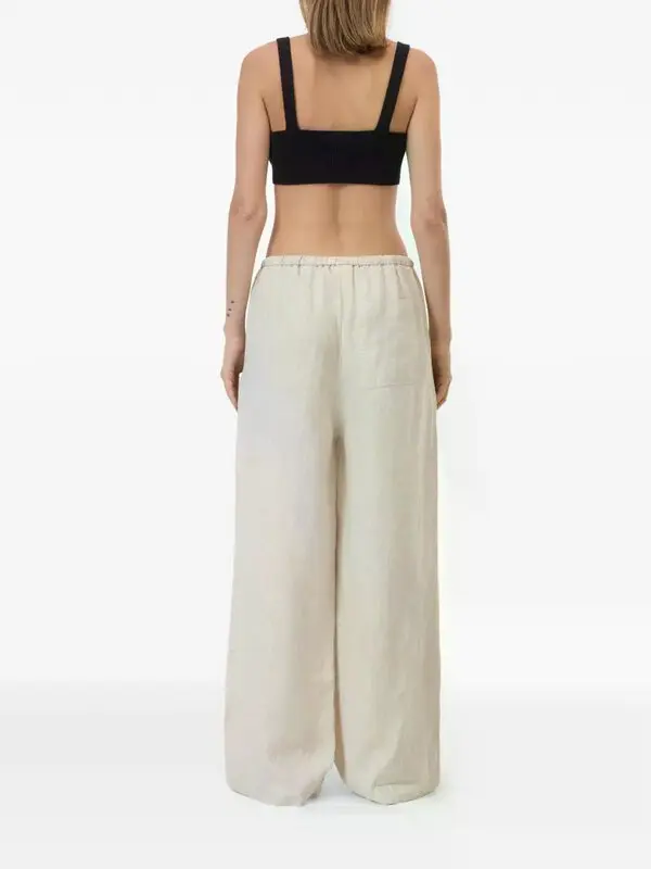 Closed Wynston Pleated Palazzo Pants - Neutrals