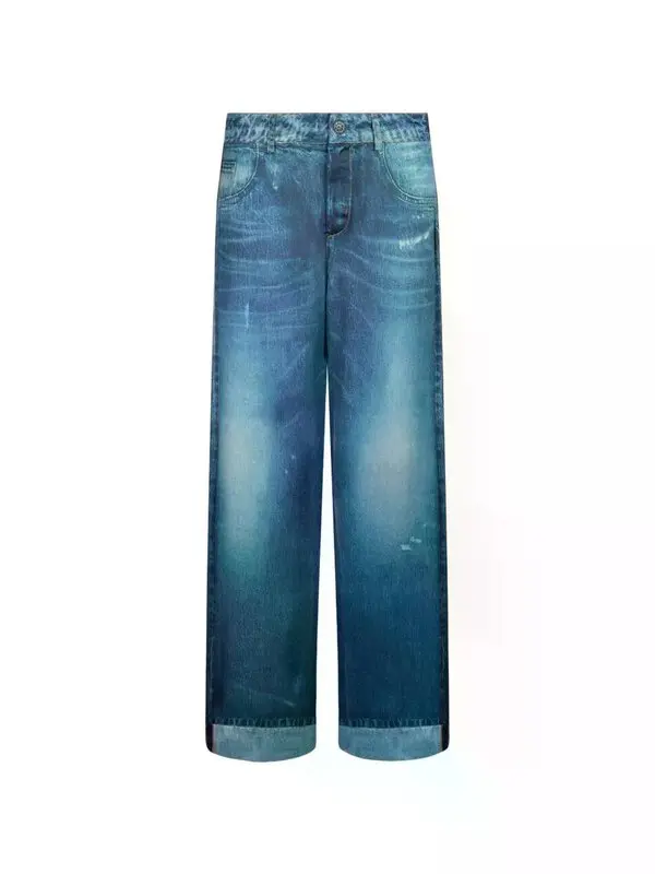 Liu Jo Printed Trousers - Blue