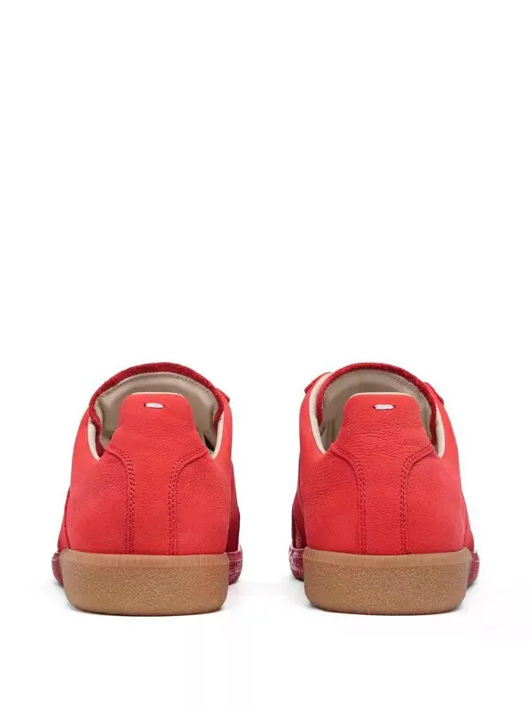MAISON MARGIELA Replica Leather Sneakers - Red