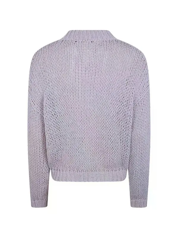 NUUR V-neck Cardigan - Purple
