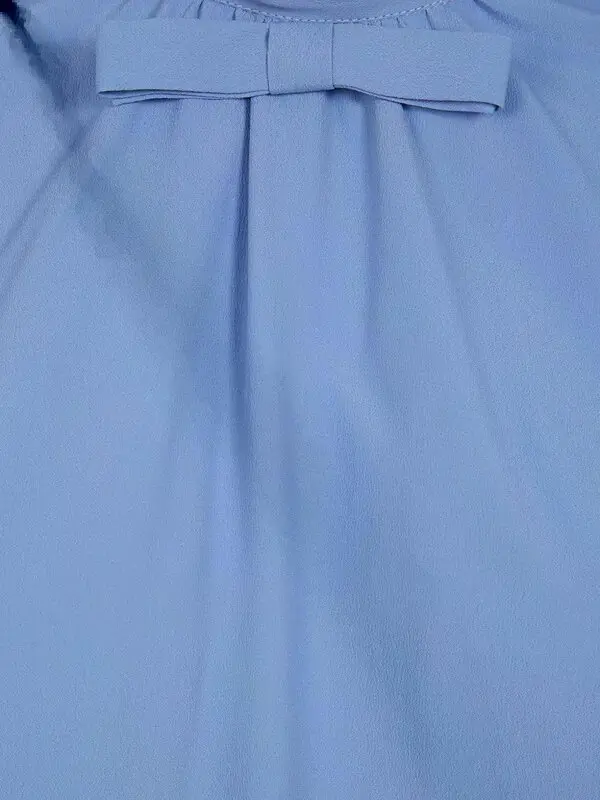 DRHOPE Bow-detail Top - Blue