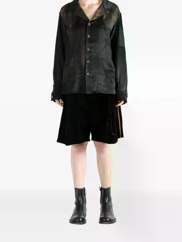 COMMUNS Floral-jacquard Shirt