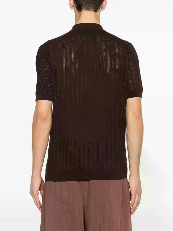 LUIGI GENTILE Textured Short-sleeve Shirt