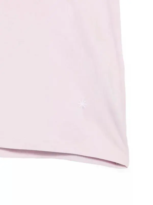 MANUEL RITZ Logo-embroidered T-shirt - Pink