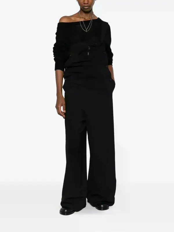 Isabel Benenato Button Zip Jumpsuit