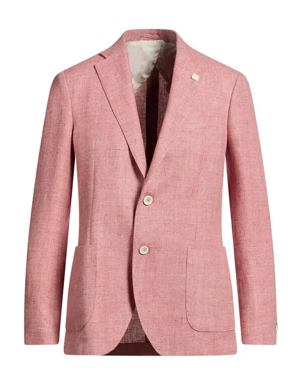 LARDINI Linen-wool Blend Blazer
