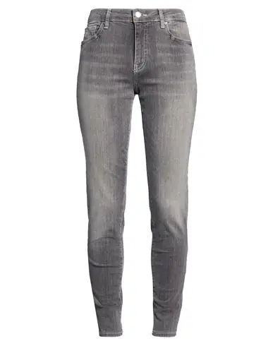 Armani Exchange Cotton-blend Jeans With Leather Trims