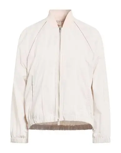 Peserico Light Polyester Bomber Jacket - Light Grey