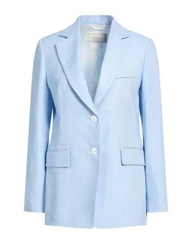 Peserico Blazer Sky Size Linen - Blue