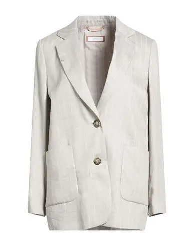 Peserico Striped Linen Blend Blazer