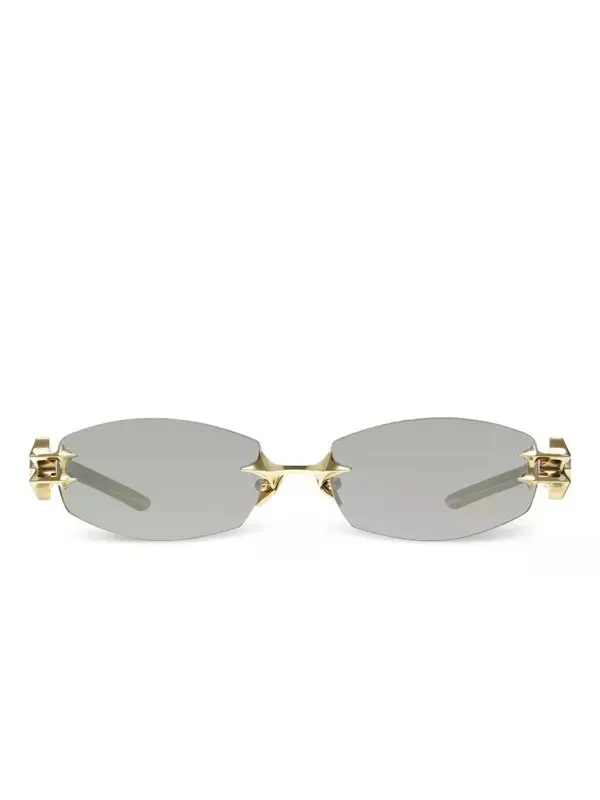 GENTLE MONSTER Manifesto 031 Embellished Sunglasses - Gold