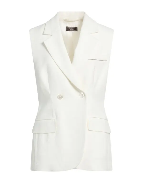 Peserico Double-breasted Viscose-linen Blazer