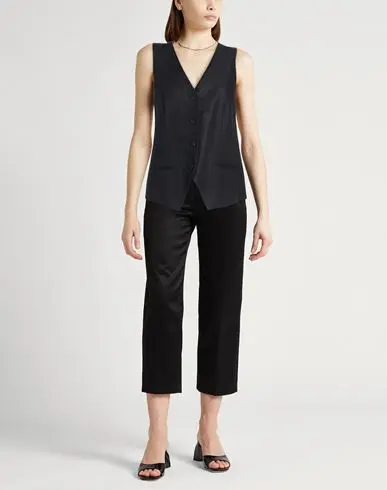 Peserico Tailored Linen Vest - Blue