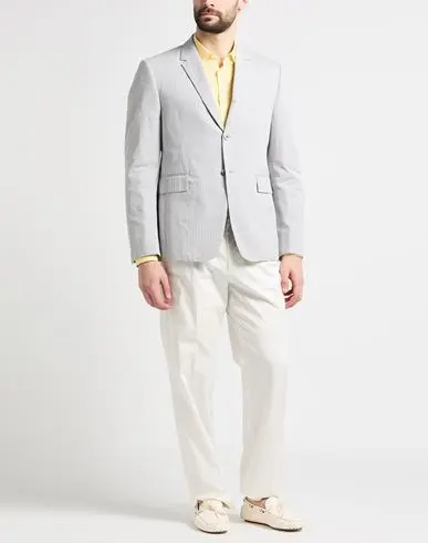 Thom Browne Single-breasted Striped Seersucker Blazer