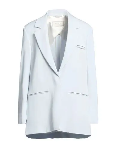 Peserico Blazer Cream Size Viscose, Elastane - Blue