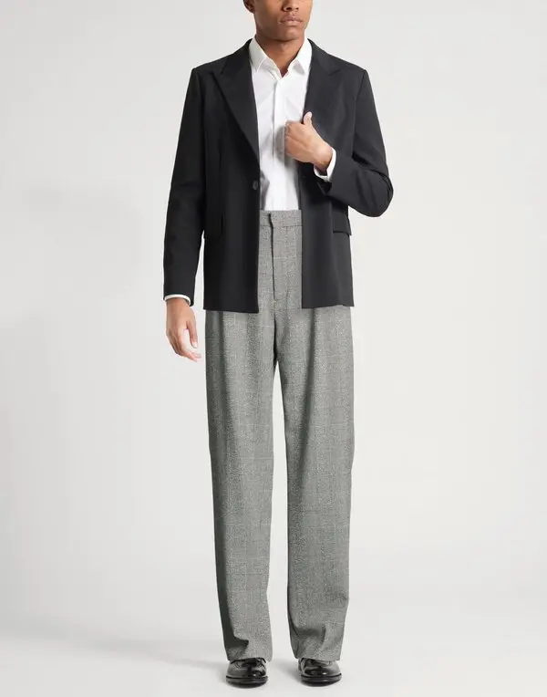 LARDINI Tailored Glen Plaid Pants