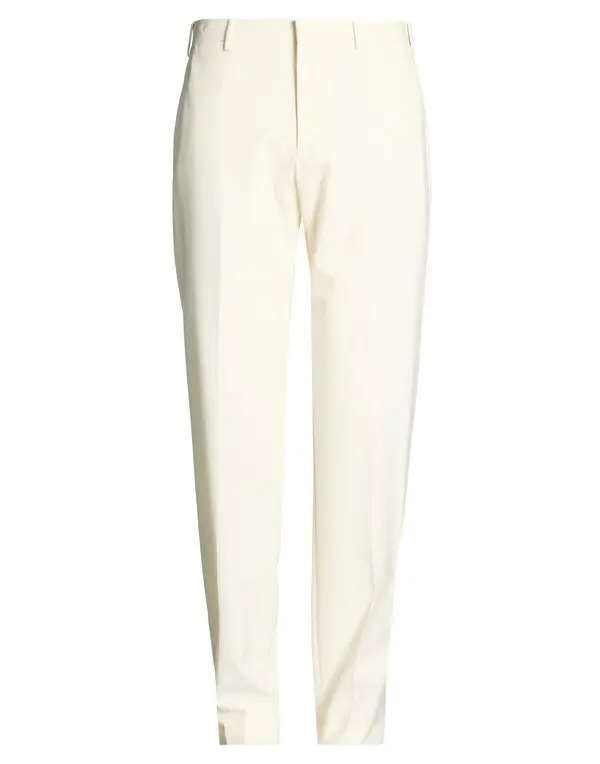 LARDINI Tailored Straight Leg Pants - Ivory