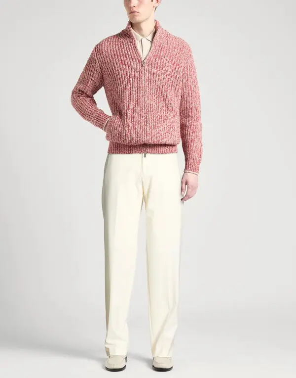LARDINI Tailored Straight Leg Pants - Ivory