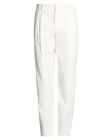 LARDINI Tailored Straight Leg Pants - Ivory