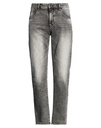 Armani Exchange Straight-leg Jeans With Logo - Black