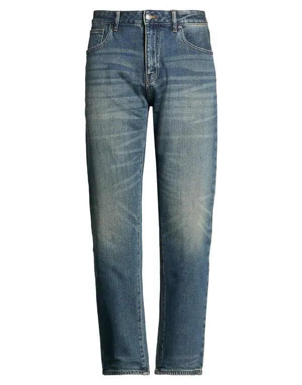Armani Exchange Cotton, Polyester, And Elastane Straight-leg Jeans