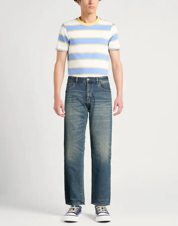 Armani Exchange Cotton, Polyester, And Elastane Straight-leg Jeans