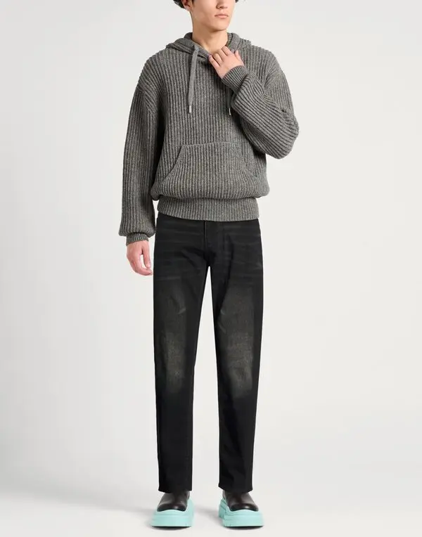 Armani Exchange Tapered Jeans With Logo - Black