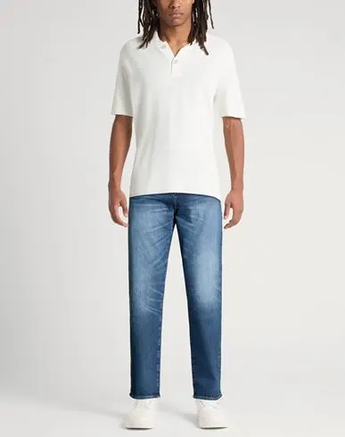 Armani Exchange Straight-leg Jeans With Brand Logo