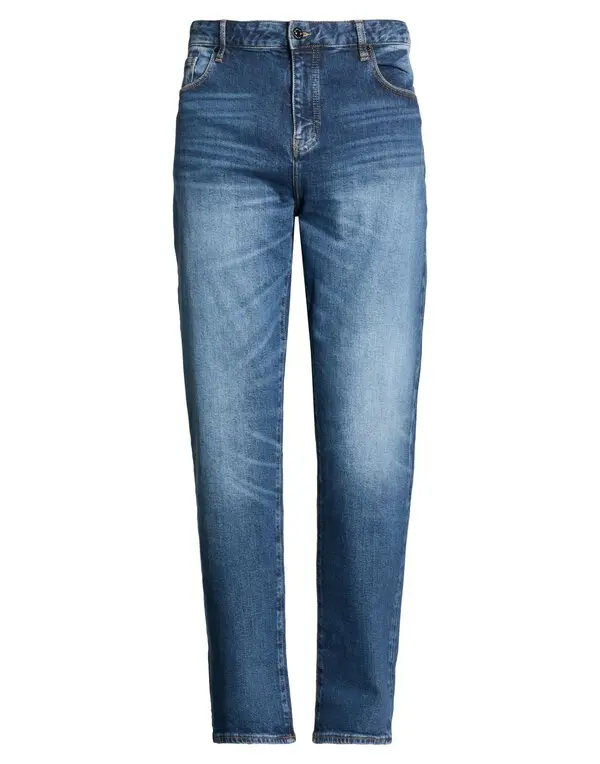 Armani Exchange Straight-leg Jeans With Brand Logo