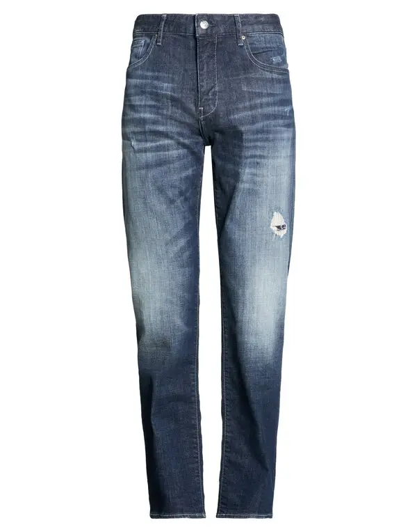 Armani Exchange Tapered Jeans In Denim