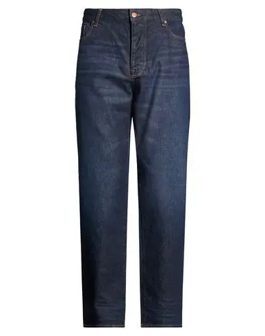 Armani Exchange Tapered Jeans With Logo - Blue
