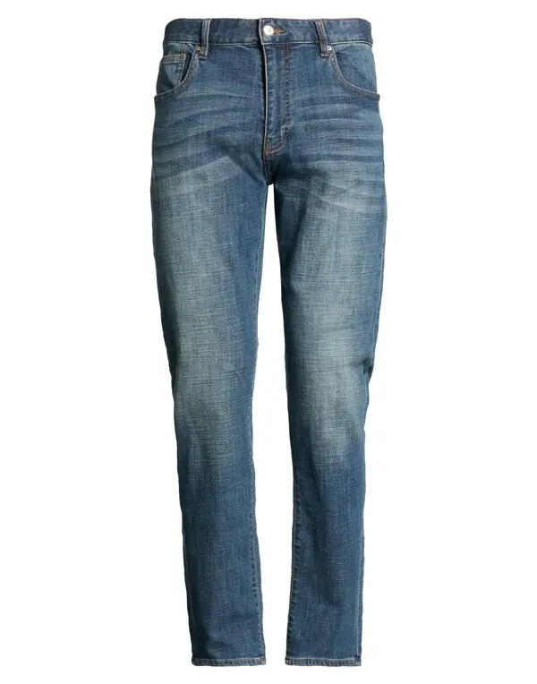 Armani Exchange Tapered Jeans With Embroidered Logo
