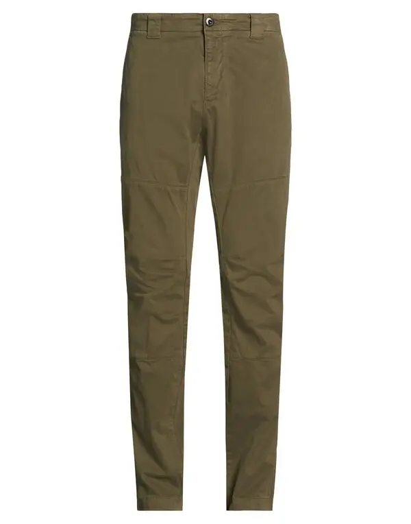 C.P. COMPANY Cotton-elastane Blend Tapered Pants - Green
