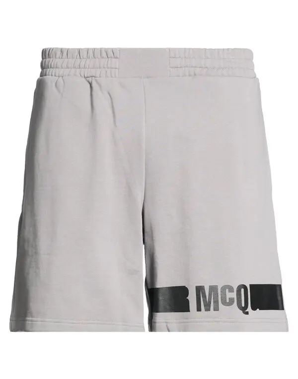 Alexander McQueen Cotton Terry Athletic Shorts With Logo
