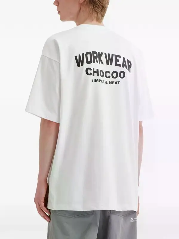 CHOCOOLATE Graphic Print T-shirt - White
